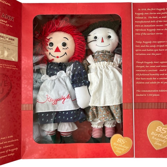 dakin limited edition | Toys | Nib Limited Edition Dakin Raggedy Ann ...